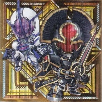 にふぉるめーしょん 仮面ライダーシリーズ シールウエハースvol.3 KR3-32 仮面ライダーオーガ＆仮面ライダーサイガ SEC | 仮面ライダー食玩,ウエハース,にふぉるめーしょん,にふぉ ...