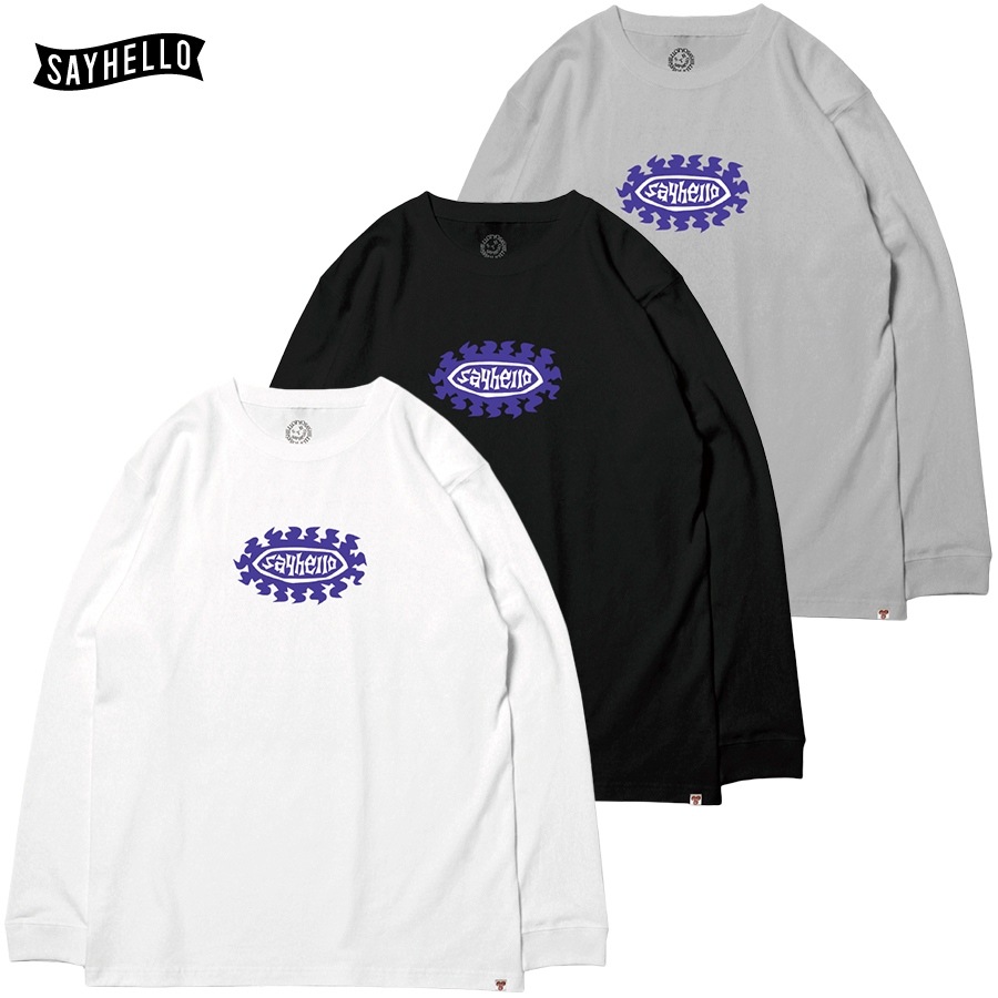 SAYHELLO : Fire L/S Tee | SAYHELLO (ｾｲﾊﾛｰ) | FULLSPEC.