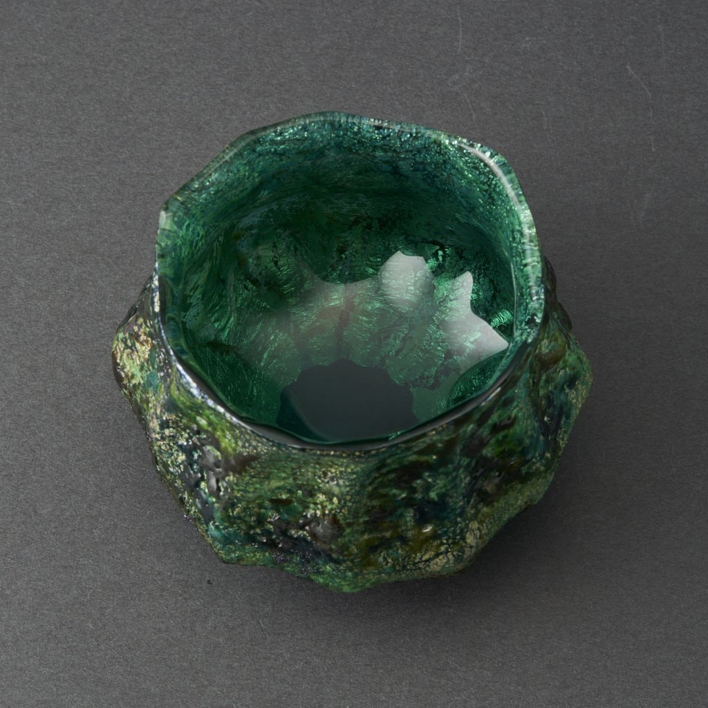 星虹 ぐい呑（緑）（黒川大介）Sake Cup “Starlight Glass”（Daisuke Kurokawa） | すべての商品 ...