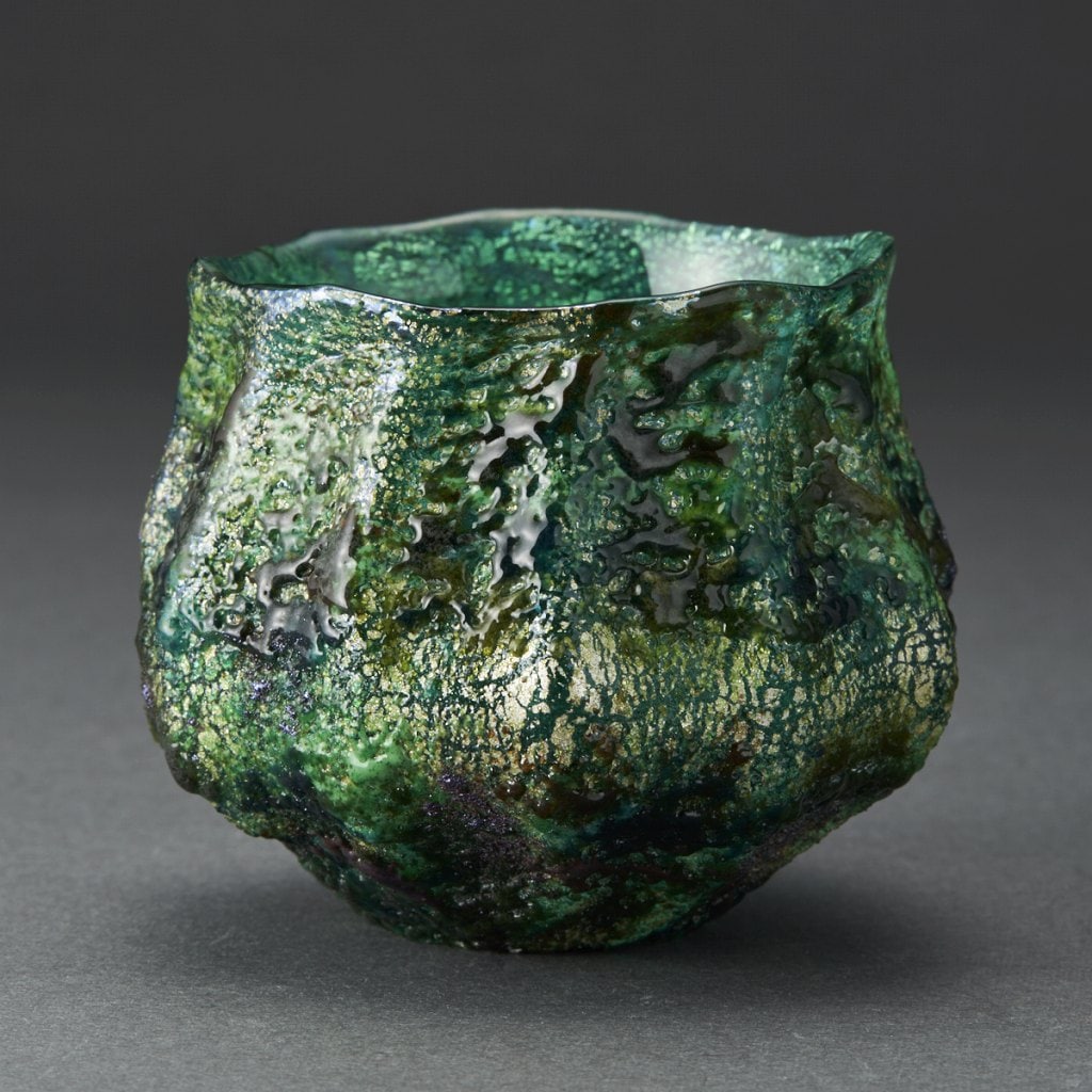 星虹 ぐい呑（緑）（黒川大介）Sake Cup “Starlight Glass”（Daisuke Kurokawa） | すべての商品 ...