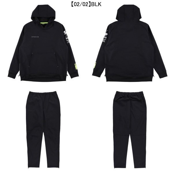 サッカー,サッカーウェア・フットサルウェア,アウター（ジャージ・防寒ウェア）,ジャージシャツ・パンツの【上下セット】 スパッツィオ spazio 裏シャギーボンディングパーカー上下 TP ...