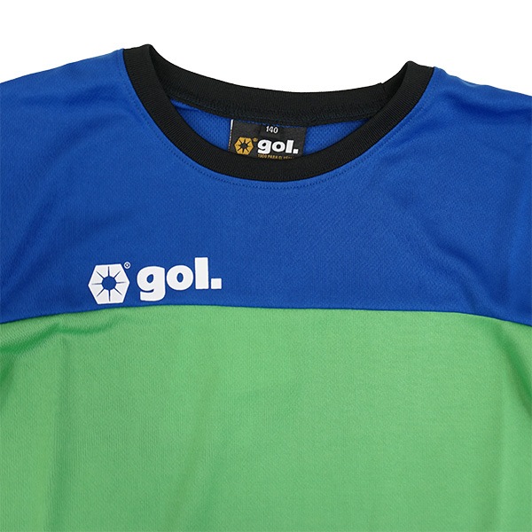 サッカー,JR.サッカーウェア・フットサルウェア,JR.プラクティスシャツ・パンツ,その他ブランドの【ネコポス送料無料】【ジュニア】 ゴル gol. 長袖プラクティスシャツ＜トレス＞ G341 ...