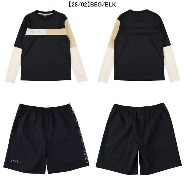 サッカー,サッカーウェア・フットサルウェア,プラクティスシャツ・パンツ,スパッツィオ（SPAZIO）の【上下セット】 スパッツィオ spazio アシンメトリーカラーパネルロングプラシャツ上下 ...
