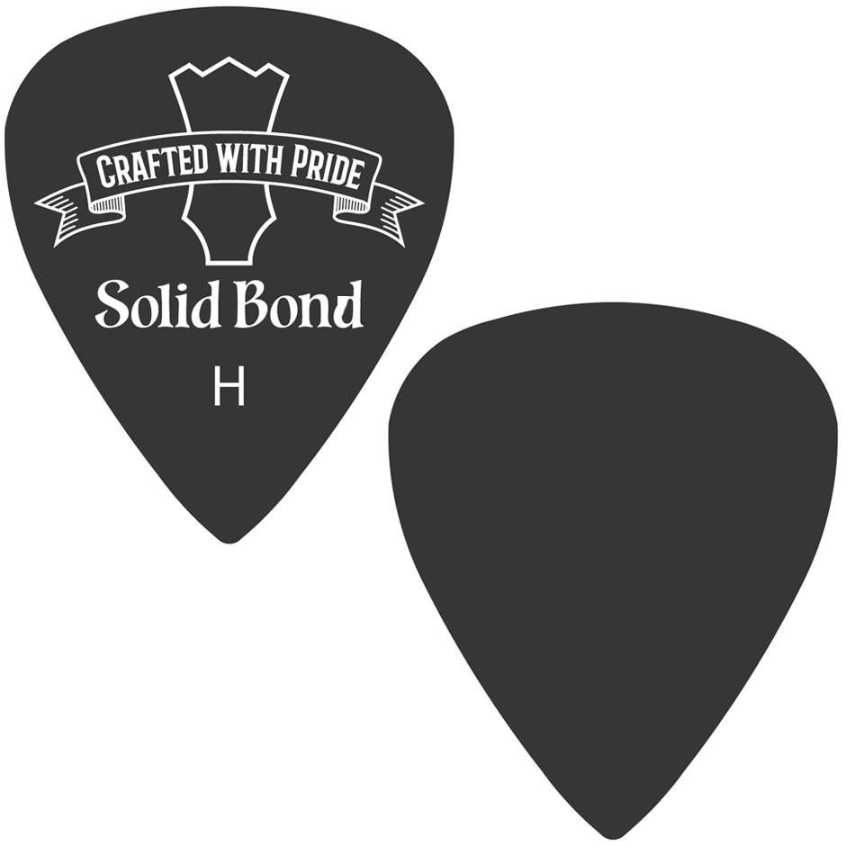Solid Bond PD2-BKH Teardrop Pick 2 Black Heavy 横山健シグネチュアピック 10枚【ソリッドボンド】 | ピック,その他ピック | | 楽器de元気