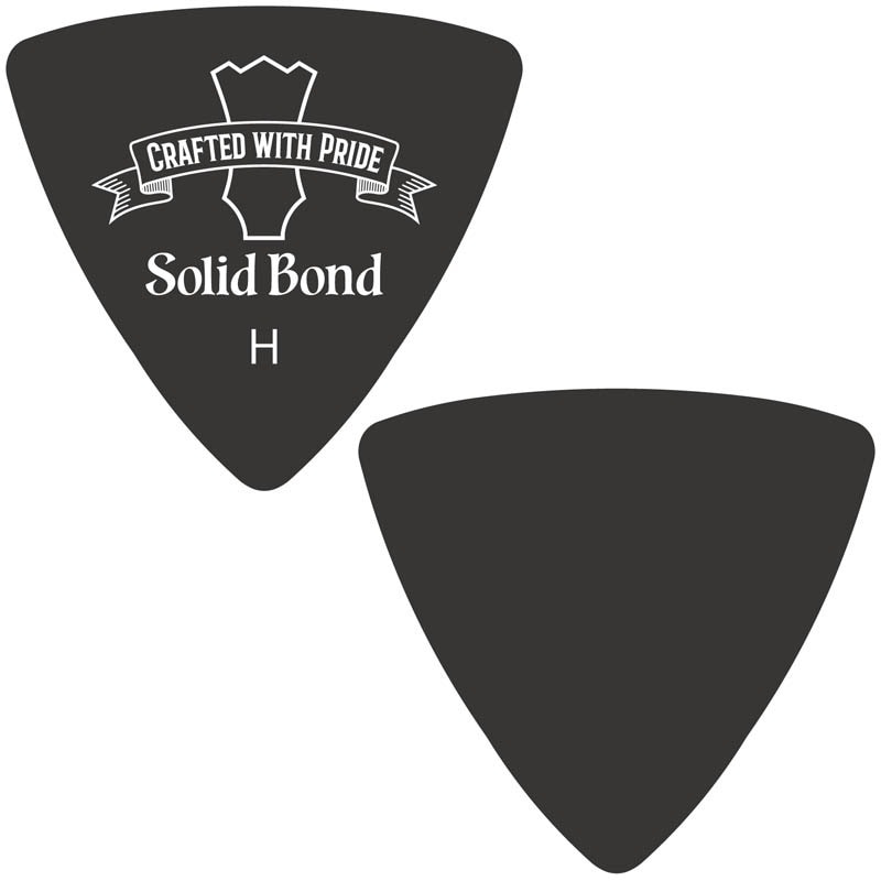 Solid Bond PR2-BKH Triangle Pick 2 Black Heavy 横山健シグネチュアピック 10枚【ソリッドボンド】 | ピック,その他ピック | | 楽器de元気