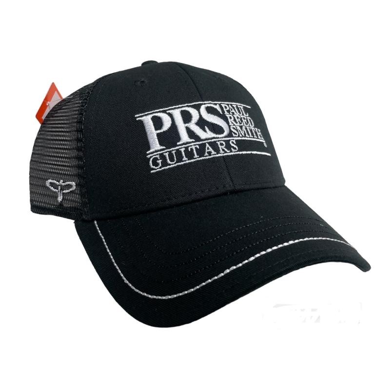PRS Trucker Hat, PRS Block Logo White, Black キャップ〈Paul Reed Smith/ポール ...