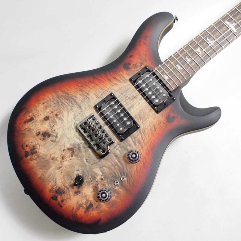 PRS SE Custom 24-08 Poplar Burl Limited Edition Charcoal Cherry ...