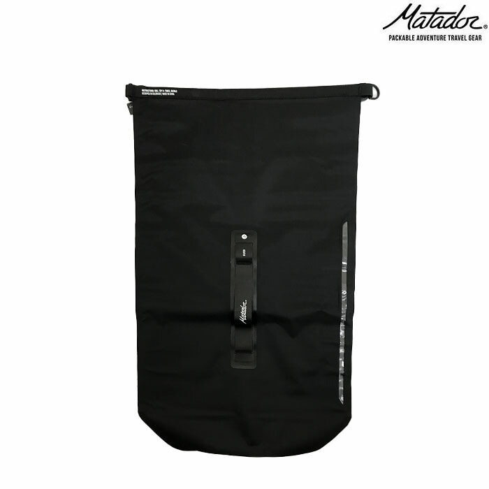 Matador マタドール FlatPack DryBag 軽量ドライバッグ ロールトップクロージャーBlack 8L | すべての商品 | gaku online shop