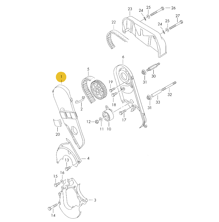 【純正品】 タイミングベルトカバー T4 VANAGON(ヴァナゴン) | VWパーツ/VWアクセサリー,T4ヴァナゴン/ユーロバン,エンジン ...