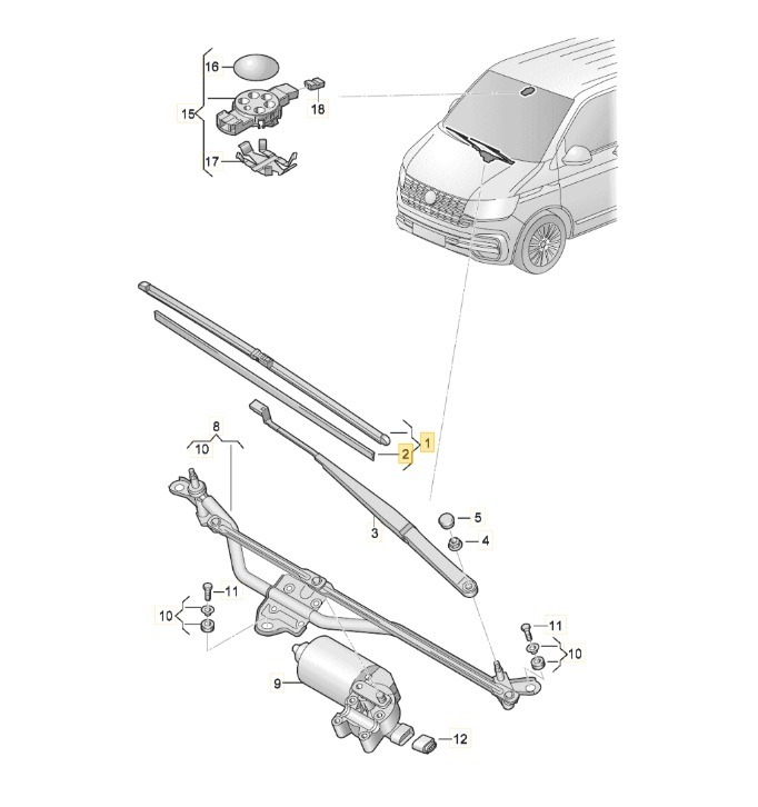 【純正品】 エアロワイパーブレード 「1セット」 左ハンドル用 T5/T6/T6.1 | VWパーツ/VWアクセサリー,T5・T6・T6.1 ...