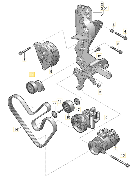【純正品】 ベルトテンショニングダンパー T5/T6（10～19年） | VWパーツ/VWアクセサリー,T5・T6・T6.1・T7 トランス ...