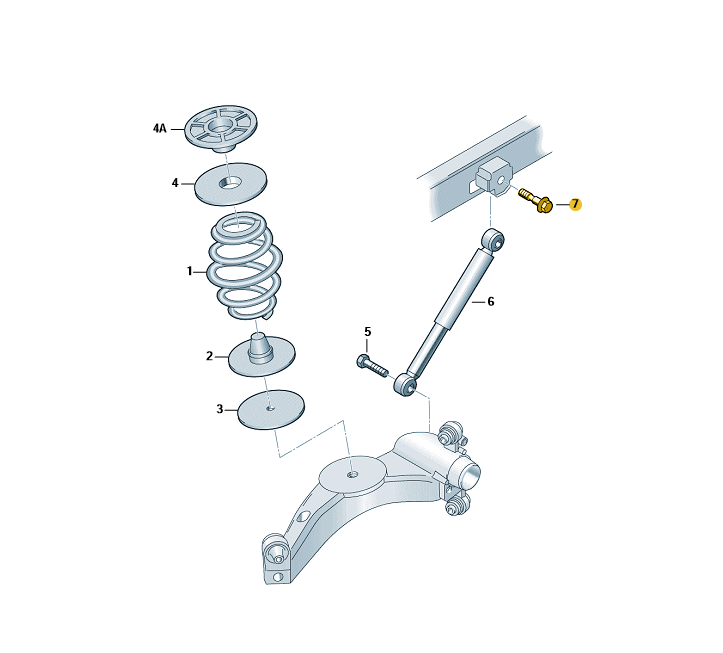 【純正品】 ショックアブソーバー アッパー6角ボルト Golf4（99～06年） | VWパーツ/VWアクセサリー,ゴルフシリーズ/カブリオレ （Mk1.2～）,足廻りパーツ,ショック関係 ...