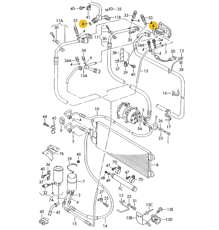 【純正品】 エアコン Oリング T4 VANAGON(ヴァナゴン)（91～04年） | VWパーツ/VWアクセサリー,T4ヴァナゴン/ユーロ ...