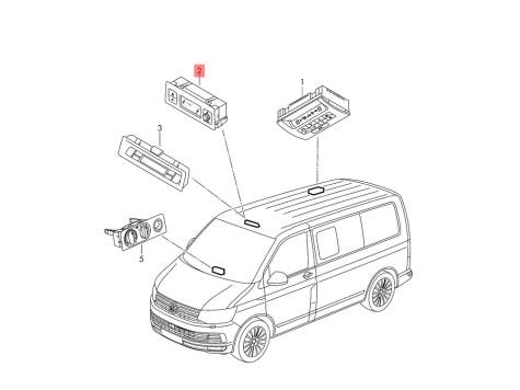 【純正品】 キャンプ用コントロールユニット T5/T6 CALIFORNIA(カリフォルニア) | VWパーツ/VWアクセサリー,T5・T6・T6.1・T7 トランスポーター/カラベル ...