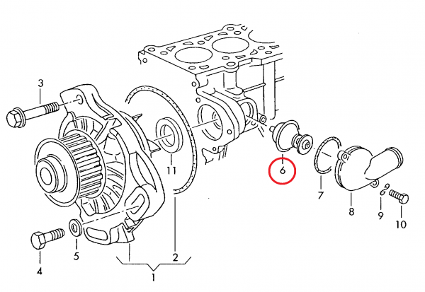 BEHR サーモスタット 「87℃/オーリング付」 T4 VANAGON(ヴァナゴン)（91～04年） | VWパーツ/VWアクセサリー,T4ヴァナゴン/ユーロバン,冷却・ヒーター,冷却パーツ ...