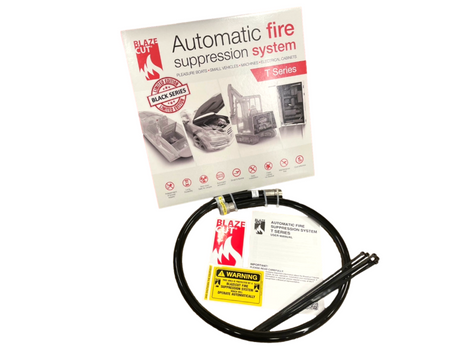 【BLAZECUT(ブレイズカット)】 自動消火システム 「T100E」 ブラックエディション 長さ/約1m | アクセサリー,VW他モデル・汎用品,ブレイズカット（消火剤） | VWパーツ ...
