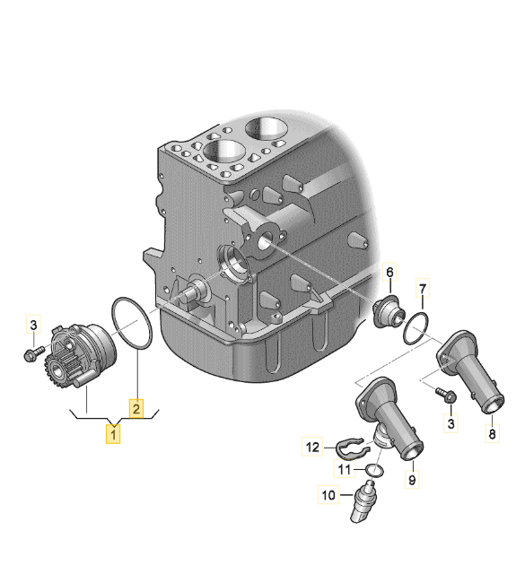 【取寄商品】【純正品】 ウォーターポンプ T5/CADDY | VWパーツ/VWアクセサリー | VWパーツ&アウトドア | GAKUYAオンラインショップ