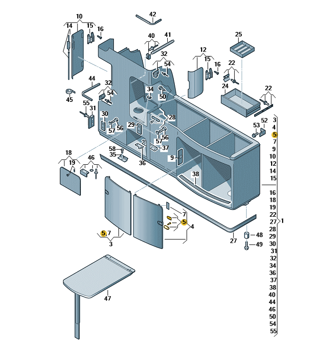 【純正品】 キャビネットプッシュボタン T5/T6 CALIFORNIA OCEAN（カリフォルニア オーシャン）（10～19年） | VWパーツ/VWアクセサリー,T5・T6・T6.1・T7 ...