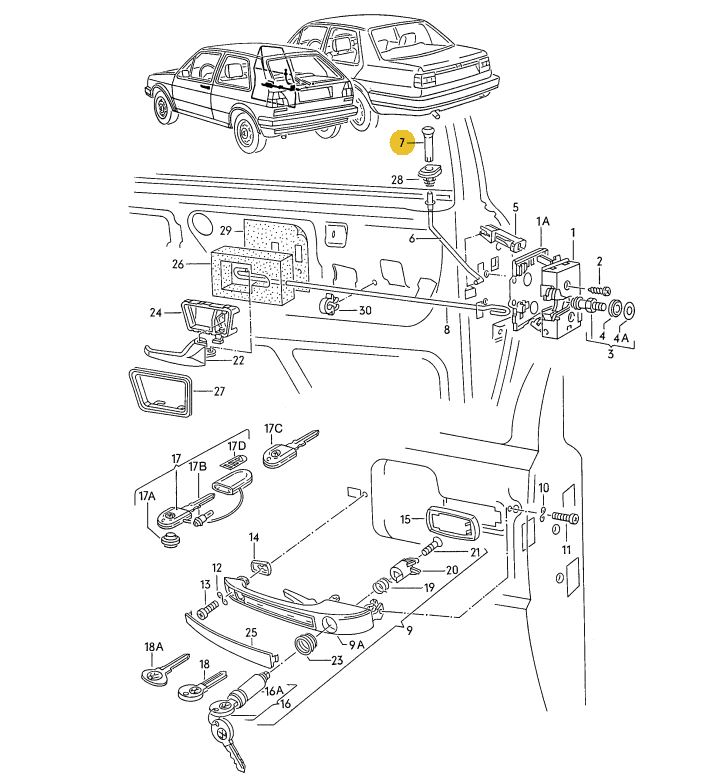 【純正品】 ドアロックノブ Golf | VWパーツ/VWアクセサリー,ゴルフシリーズ/カブリオレ （Mk1.2～）,内装・インテリア,内装 ...