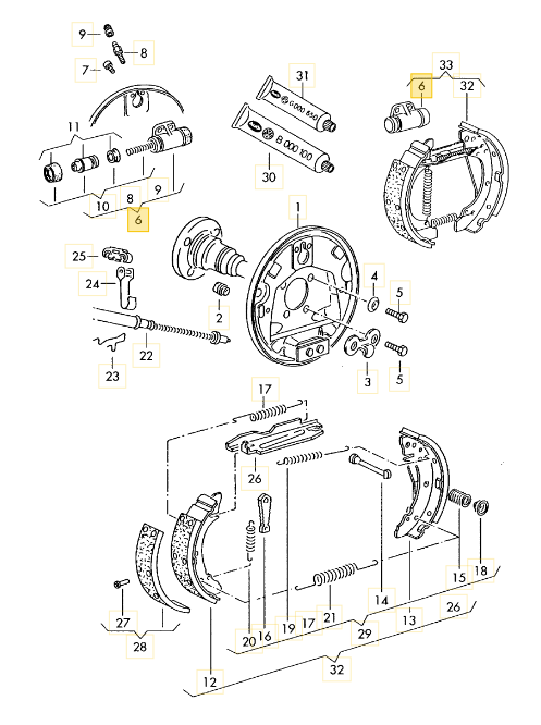ATE リアホイールシリンダー Golf2/3 | VWパーツ/VWアクセサリー,ゴルフシリーズ/カブリオレ （Mk1.2～）,ブレーキパーツ,リア周り | VWパーツ&アウトドア ...