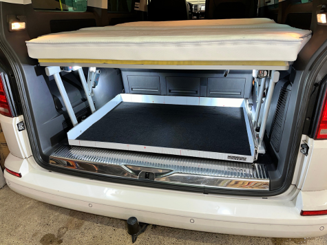 CALICAP.DE Calidrawer WIDE リアスライディングストレージトレイ T5/T6/T6.1 CALIFORNIA BEACH（カリフォルニア ビーチ） | VWパーツ/VW ...