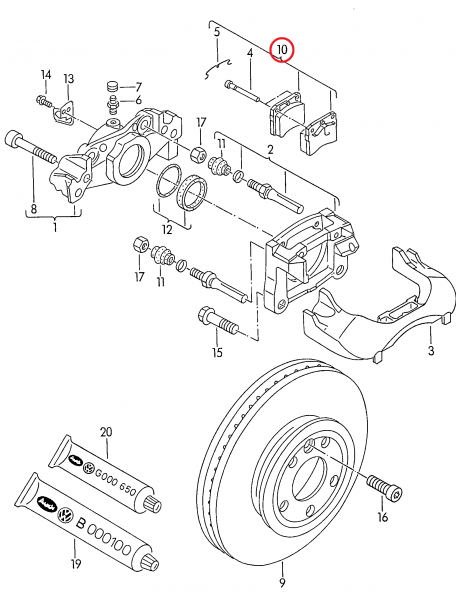 【セット品】 フロントブレーキセット T4 VANAGON(ヴァナゴン)（93～96年） | VWパーツ/VWアクセサリー,T4ヴァナゴン/ユーロバン,ブレーキパーツ,フロント周り | VW ...