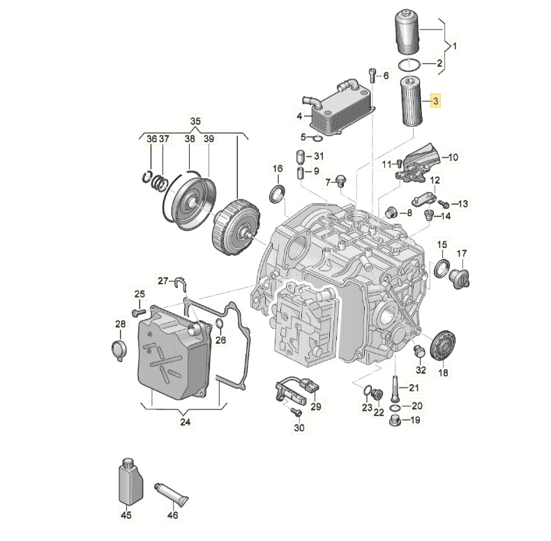 【純正品】 DSGオイルフィルター T5/T6/T6.1（10年～） | VWパーツ/VWアクセサリー,T5・T6・T6.1・T7 トランス ...