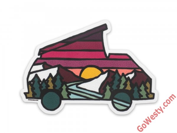 GOWESTY Westy Sticker（ウエスティー） ステッカー | アクセサリー,ステッカー | VWパーツ&アウトドア ...