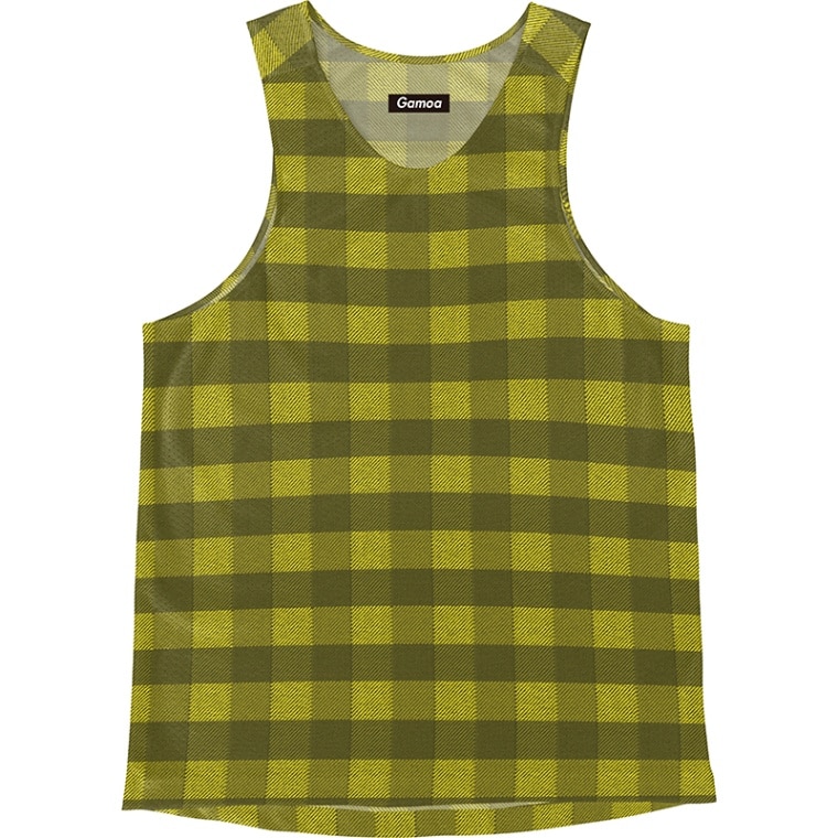 [Easy Order]Singlet Ombre Check Yellow | EASY ORDER,SINGLET Men's ...