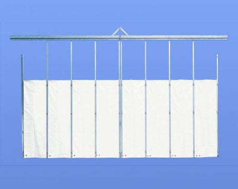 門型ゲート 単管取付型 ミニパネルゲート 全面シートパネル 高さ 4.5 m 間口 3.6 m SG-3S-36 | すべての商品 | 仮設資材市場