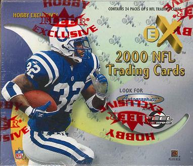 NFL 2000 FLEER SKYBOX EX FOOTBALL HOBBY BOX