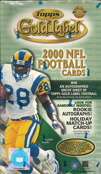 NFL 2000 TOPPS GOLDLABEL BOX