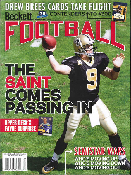 BECKETT FOOTBALL NOVENBER/DECEMBER 2009