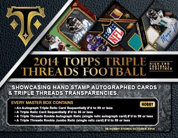 セール NFL 2014 TOPPS TRIPLE THREADS FOOTBALL