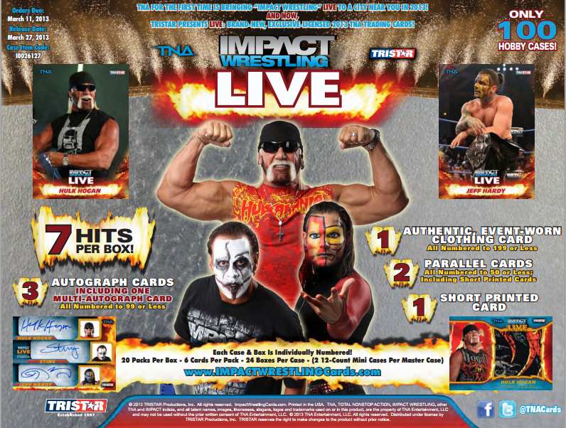 セール 2013 TNA IMPACT WRESTLING LIVE BOX