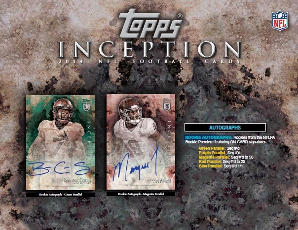 NFL 2014 TOPPS INCEPTION FOOTBALL BOX