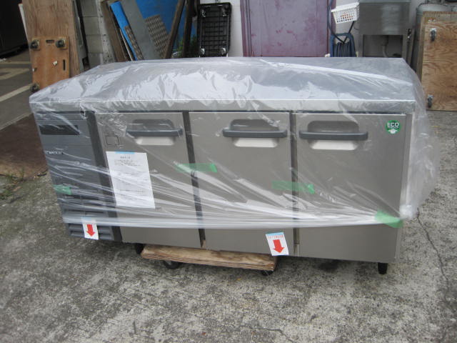 【フクシマガリレイ】【業務用】【新品】 冷蔵コールドテーブル LRC-150RX-E 単相100V ｜中古厨房機器の山下厨機