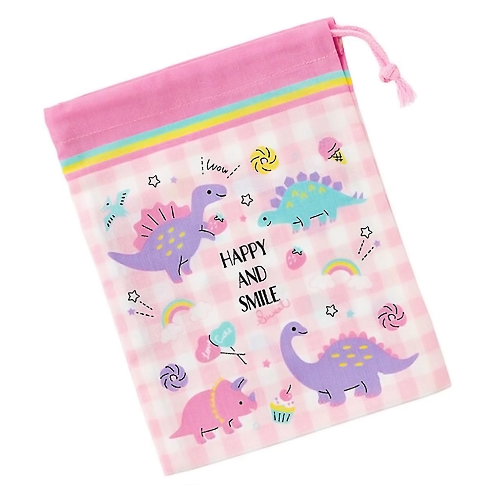 コップ袋 コップ入れ 巾着袋 ハッピー＆スマイル レインボー SKATER スケーター 子供 こども キッズ 男の子 歯ブラシホルダー付 サイズ210×150mm 645143-KB62 メ