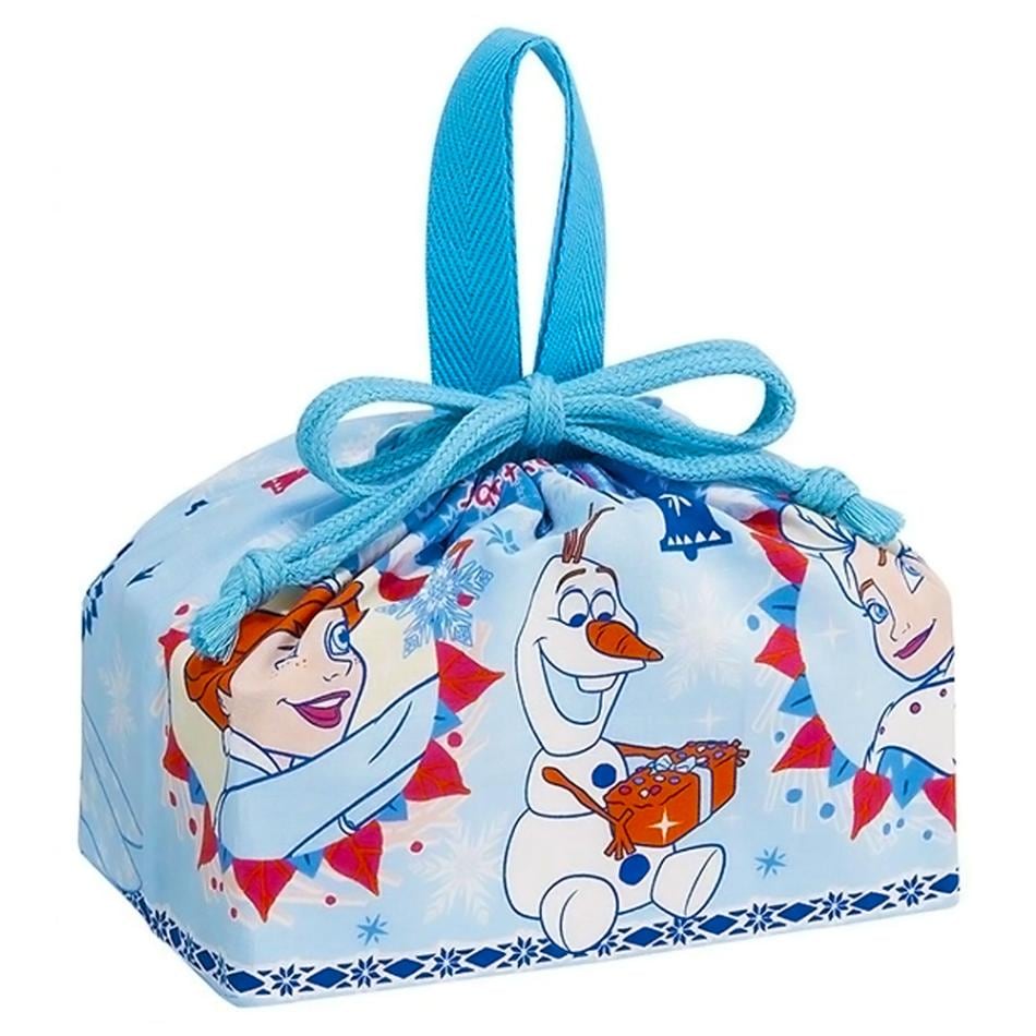 ランチ巾着 お弁当巾着 お弁当袋 アナと雪の女王 24 ディズニー SKATER スケーター 子供 キッズ 女の子 サイズ290×165×マチ120mm 661303-KB7 メ