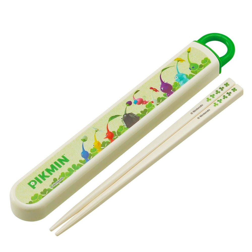 弁当用箸 ピクミン PIKMIN スライド箸＆箸箱セット SKATER スケーター 子供 箸16.5cm スライド式 ストッパー付 名前シール ...