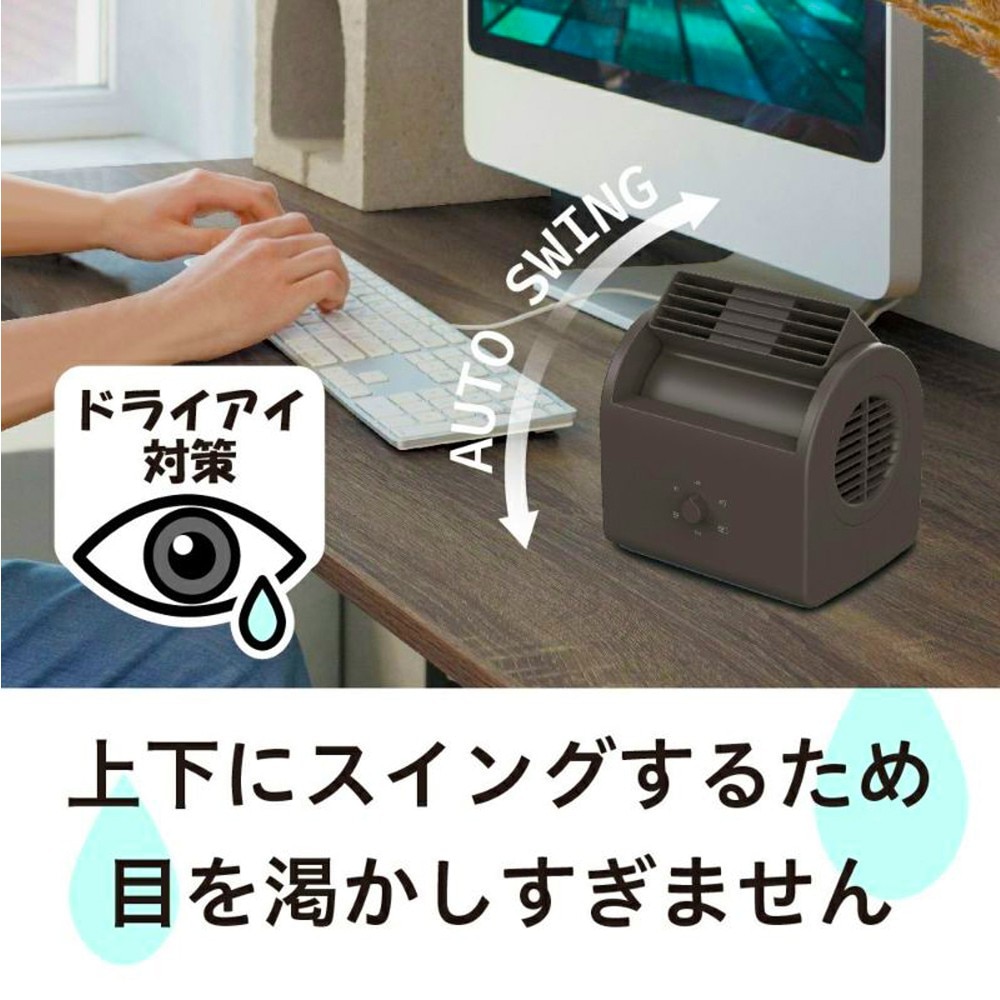 卓上ファン デスクファン 扇風機 上下首振り FSZ-85 DOSHISHA ドウシシャ 大風量 風量2段階 卓上 床置き シンプル AC電源 ...