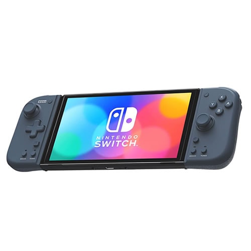 HORI【ホリ】グリップコントローラー Fit for Switch ミッドナイトブルー NSW-397【携帯モード専用コントローラー】