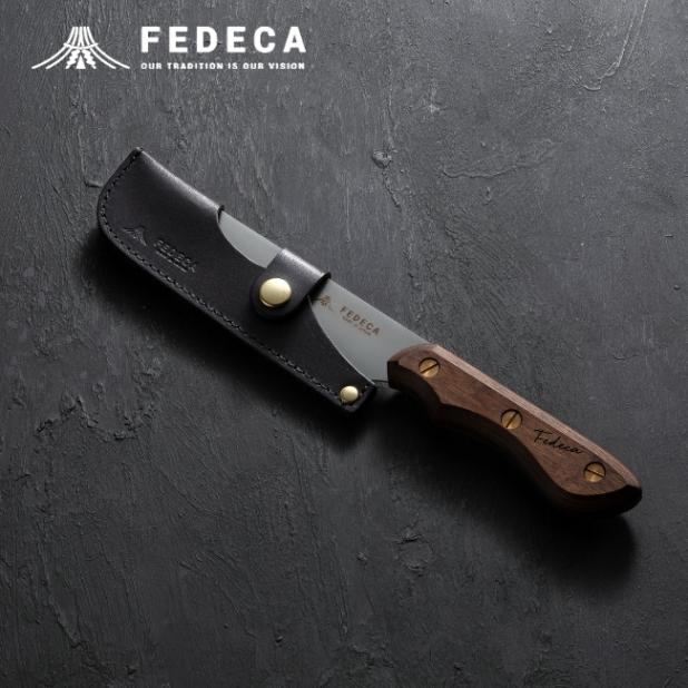 フェデカ FEDECA 三徳包丁用 レザーケース ブラック 【小】 | ガレージキャンプストア GarageCampStore