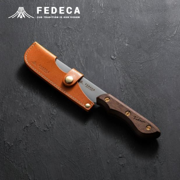 フェデカ FEDECA 三徳包丁用 レザーケース キャメル 【小】 | ガレージキャンプストア GarageCampStore