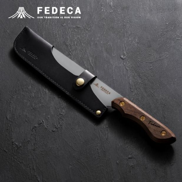 フェデカ FEDECA 三徳包丁用 レザーケース ブラック 【大】 | ガレージキャンプストア GarageCampStore