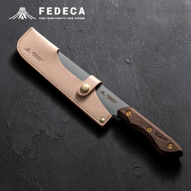 フェデカ FEDECA 三徳包丁用 レザーケース タン 【大】 | ガレージキャンプストア GarageCampStore