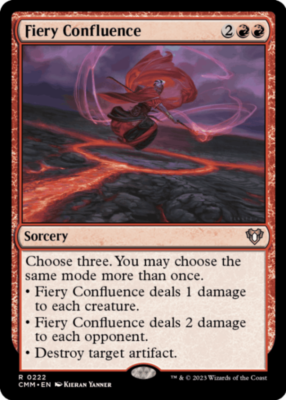 【EN】【Foil】 焦熱の合流点/Fiery Confluence 【CMM】【赤/R】 | 統率者マスターズ,レア | マジック：ザ ...