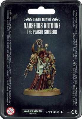 【WH40k】 デスガード ナウセオス・ロットボーン / DeathGuard Nauseous Rotbone the Plague ...