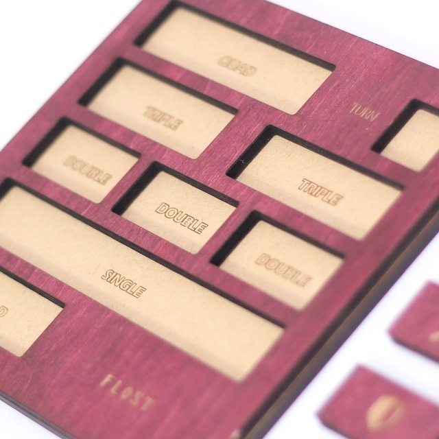 【FLOST】 マルチダイストレイ バーガンディ(木目) | FLOST | | ジャイアントホビー onlineSHOP