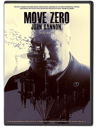 Move Zero (Vol 3) by John Bannon DVD （DVD,カードマジック） | 手品グッズ専門「マジックショップGIN」
